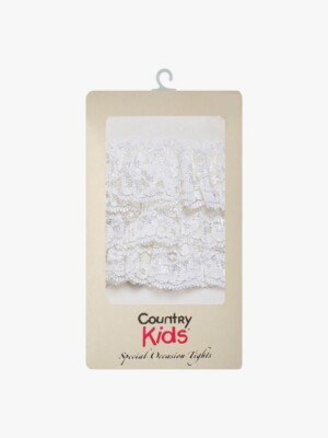 Country Kids Ruffle Rhumba IVORY Tights NEW AGE 1-3 YEARS FREE UK ...