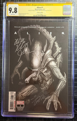 Alien #1 CGC 9.8 Marvel Signed by InHyuk Lee and Johnson | eBay