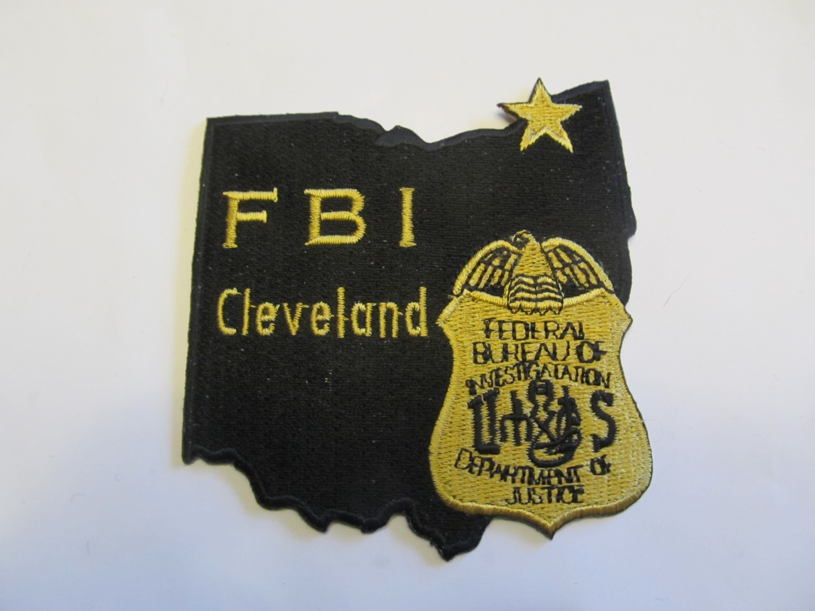 Ohio Cleveland FBI Police Patch | eBay