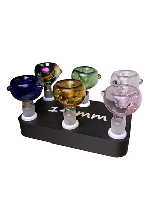 14 mm Bowl Holder for Water Pipe 6 slot storage No Bowls Included Stand ...