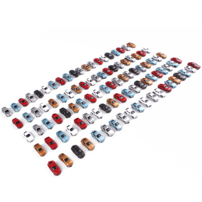 100 pcs. colored Gauge Z Cars Z Scale Vehicles height 8 mm Z Scale 1: ...