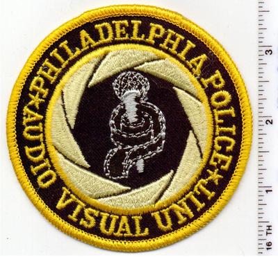 Philadelphia Police (Pennsylvania) 1st Issue Audio Visual Unit Shoulder ...