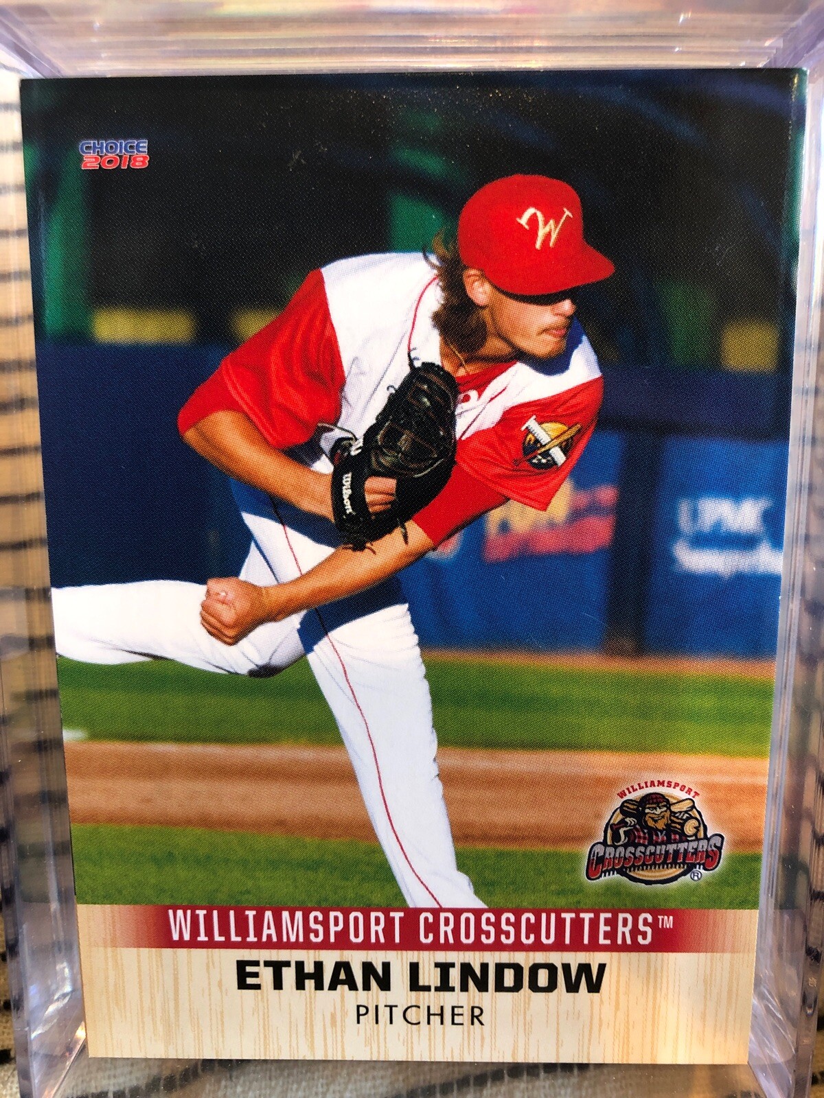 2018 Williamsport Crosscutters Ethan Lindow RC Rookie Philadelphia ...