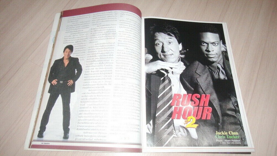 3x Jackie Chan 成龍 Jennifer Love Hewitt Chris Tucker Rush Hour THAILAND ...