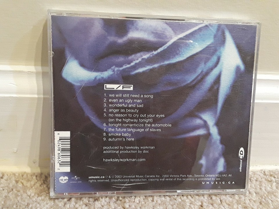 Lover-Fighter by Hawksley Workman (CD, Sep-2003, Universal Distribution ...