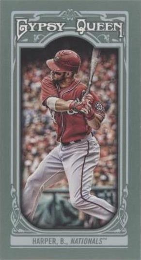 2013 Topps Gypsy Queen - Bryce Harper #100 Mini Swinging for sale ...