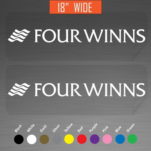 18" Four Winns Boat Outboard Motor Marine Decals Vinyl Stickers | Pair ...