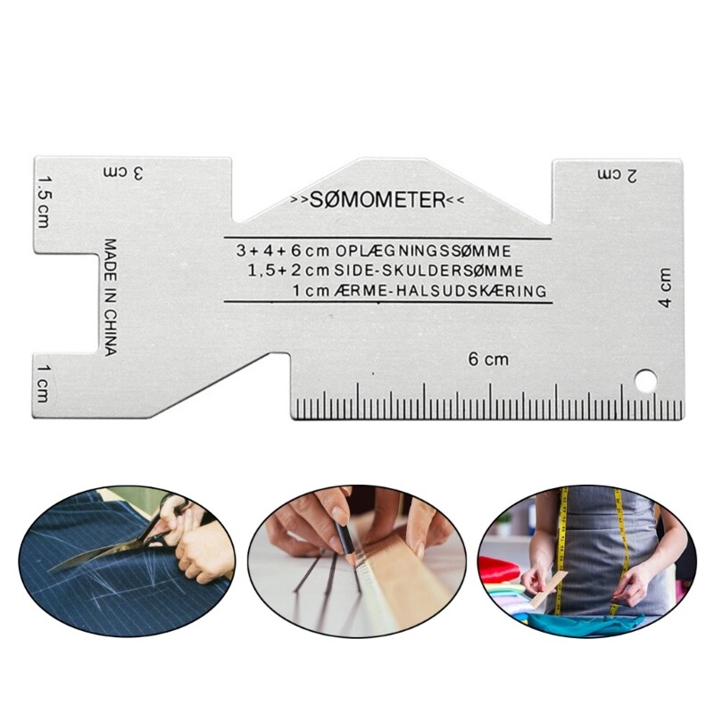 Sewing Ruler Thickness Gauge for Tailor Patchwork Quilting Craft ...