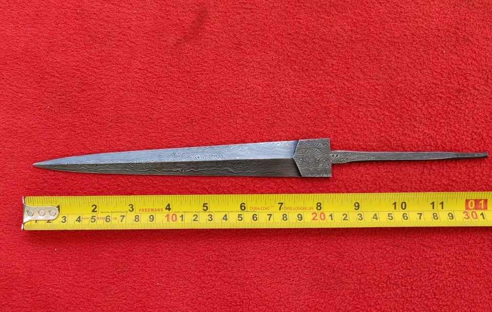Damascus Steel German Boot Dagger Blank Blade | eBay