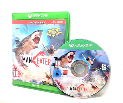 MANEATER Xbox One BE THE SHARK GAME EXCELLENT Condition (PLAYS ON ...