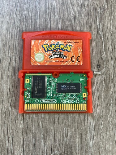 Pokemon Version Rouge Feu Gameboy Advance Pal Fr | eBay