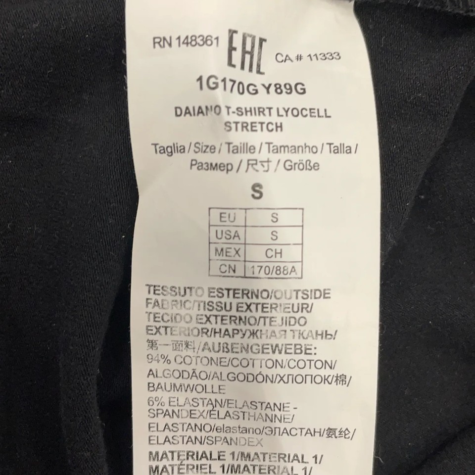 Pinko, T-shirt, Größe: S, DAIANO T-SHIRT LYOCELL STRETCH, Schwarz #8Kj ...
