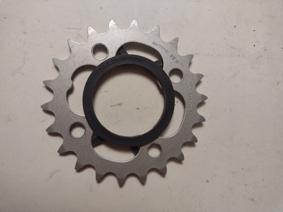 Vintage Shimano Chainring 22 Tooth 64 BCD 4 Bolt M9 S-22/HG X-22 | eBay