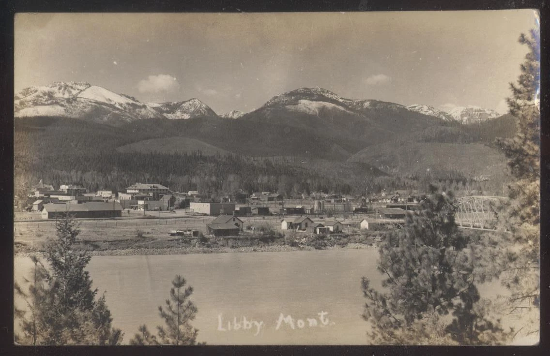 Aerial View Of Libby Montana