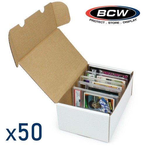 Bundle 50 BCW Graded Card Storage Box Hold 30 Certified / 4 Screw PSA ...