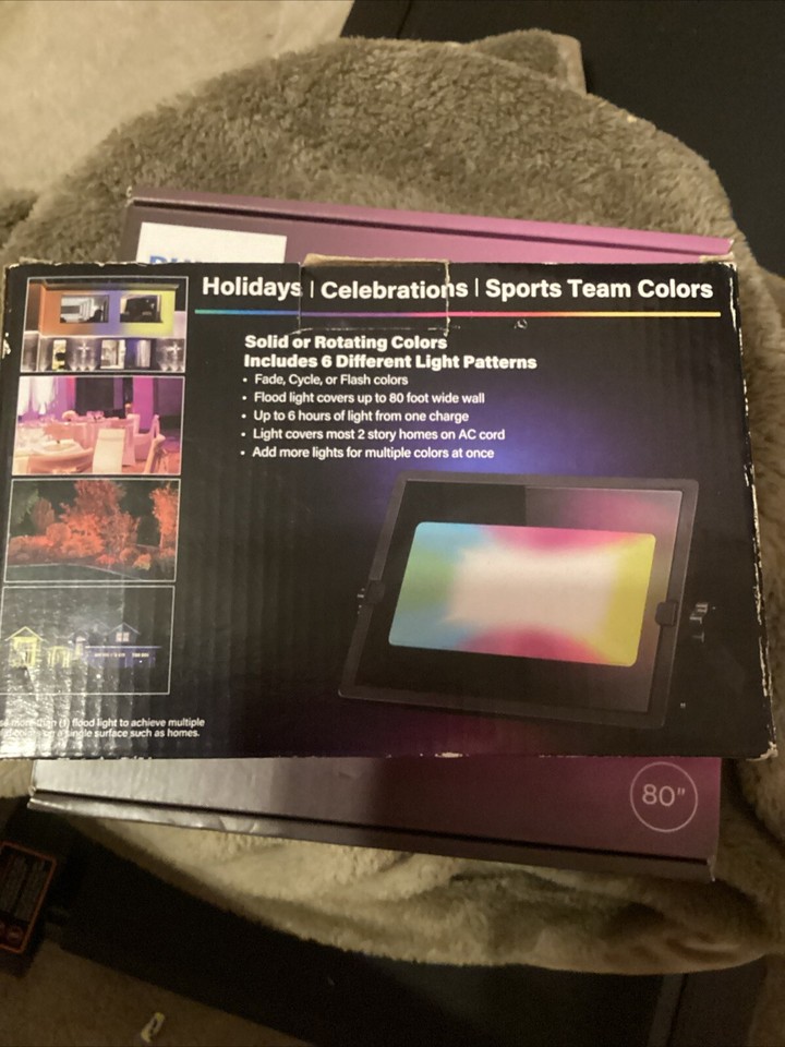 Feit Electric Rechargeable Color Caster Flood Light FLD30/RGB/BAT/New ...