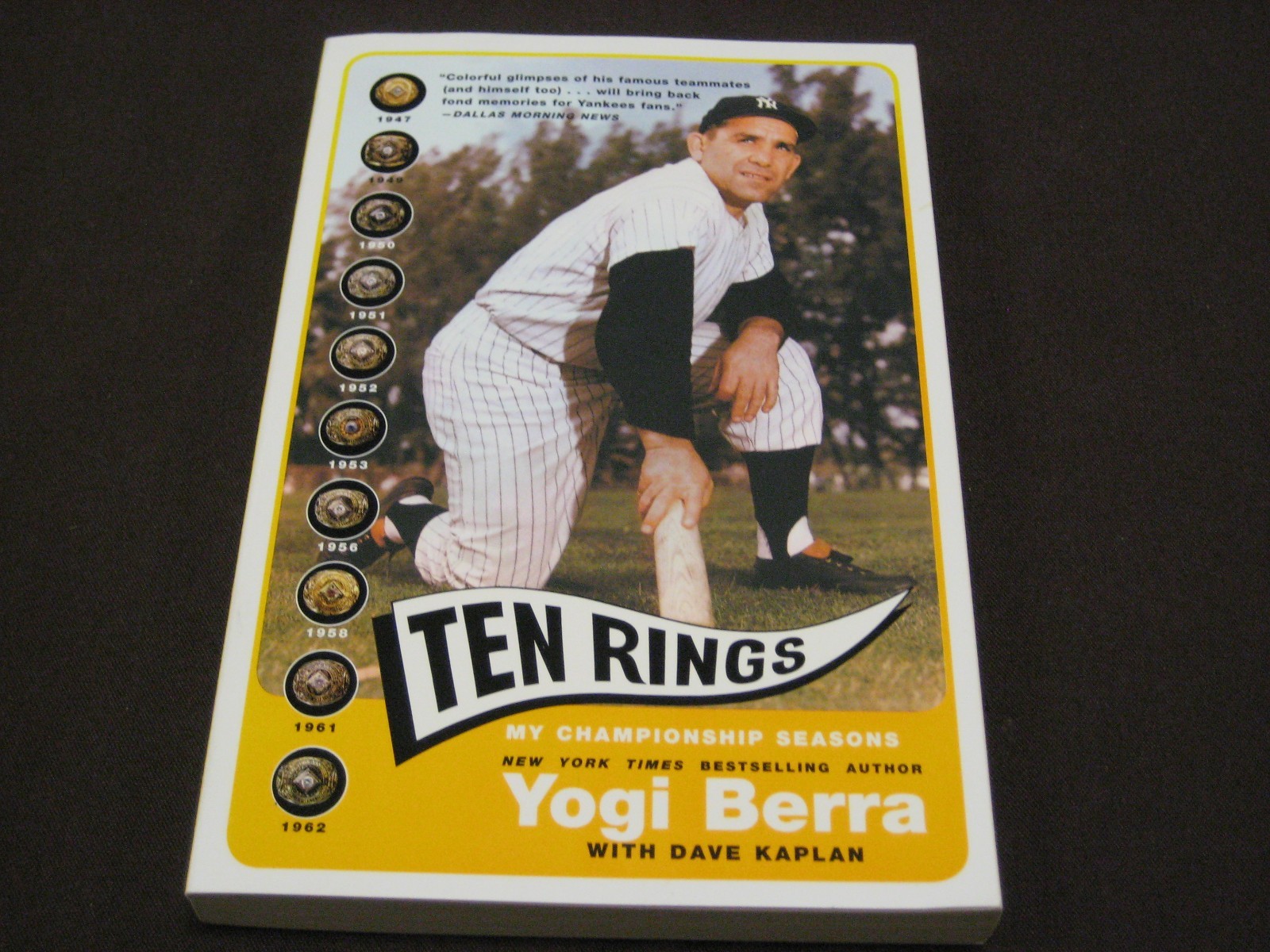 TEN RINGS "MY CHAMPIONSHIP SEASONS" YOGI BERRA BOOK NEW! | eBay