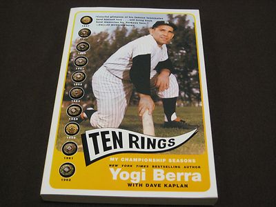 TEN RINGS "MY CHAMPIONSHIP SEASONS" YOGI BERRA BOOK NEW! | eBay