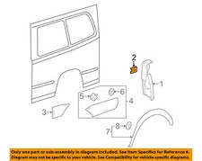 MERCEDES OEM 10-17 SPRINTER 2500 Fender-side Reinforcement Right ...