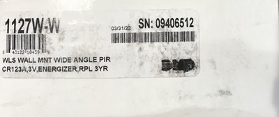 DMP 1127W-W Wireless Wall Mount Wide Angle PIR Motion Detector NEW IN ...