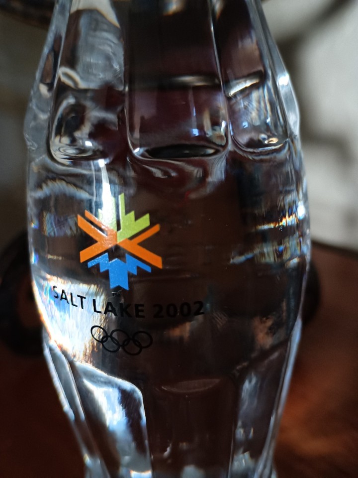 Salt Lake City Olympics 2002 #89 Of 2002 - Solid 24% Lead Crystal Coke ...