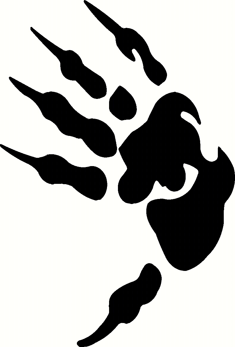 Devil Handprint Clipart
