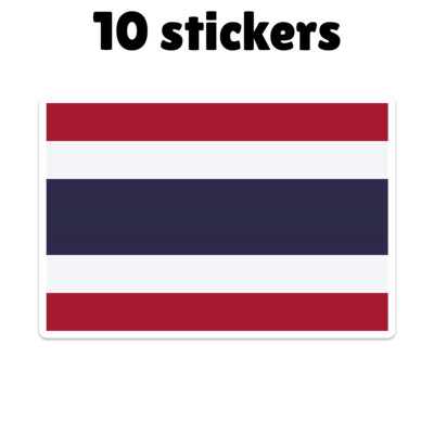 Thailand Flag Sticker Decal Vinyl Fade & Waterproof | eBay Australia