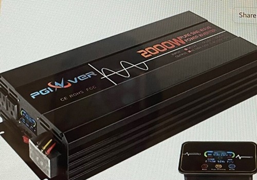 2000W Power Inverter, Car Inverter DC 12V to AC 120V Modified Sine Wave ...