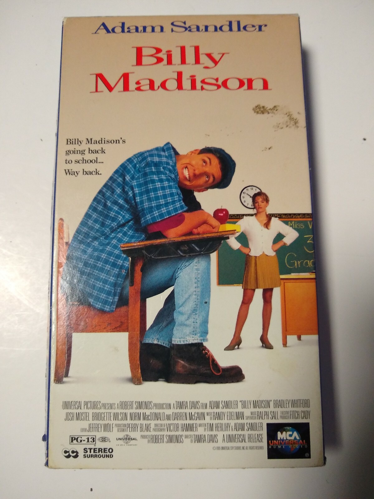 Billy Madison -- Adam Sandler , Darren McGavin (VHS) 1995 96898239530| eBay