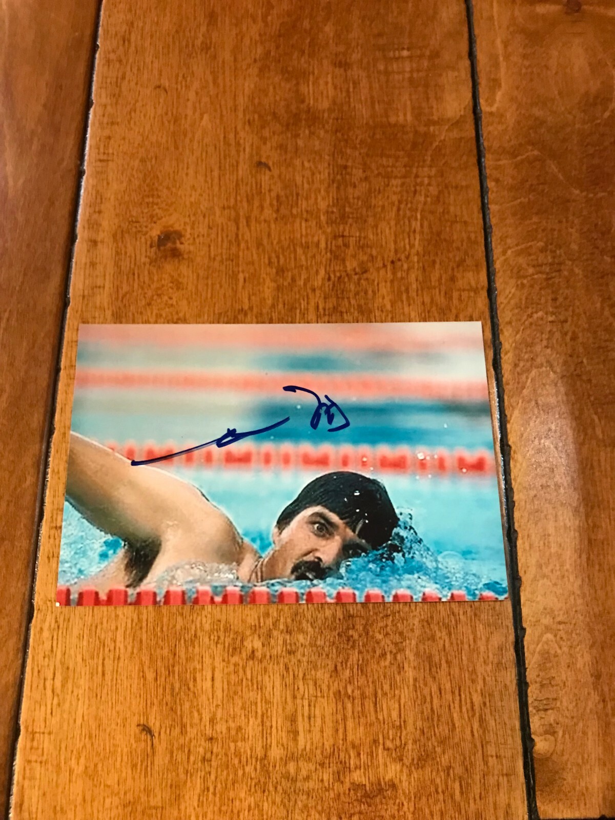 MARK SPITZ OLYMPIC SWIMMER SIGNED Autograph AUTO 4X6" PHOTO | eBay
