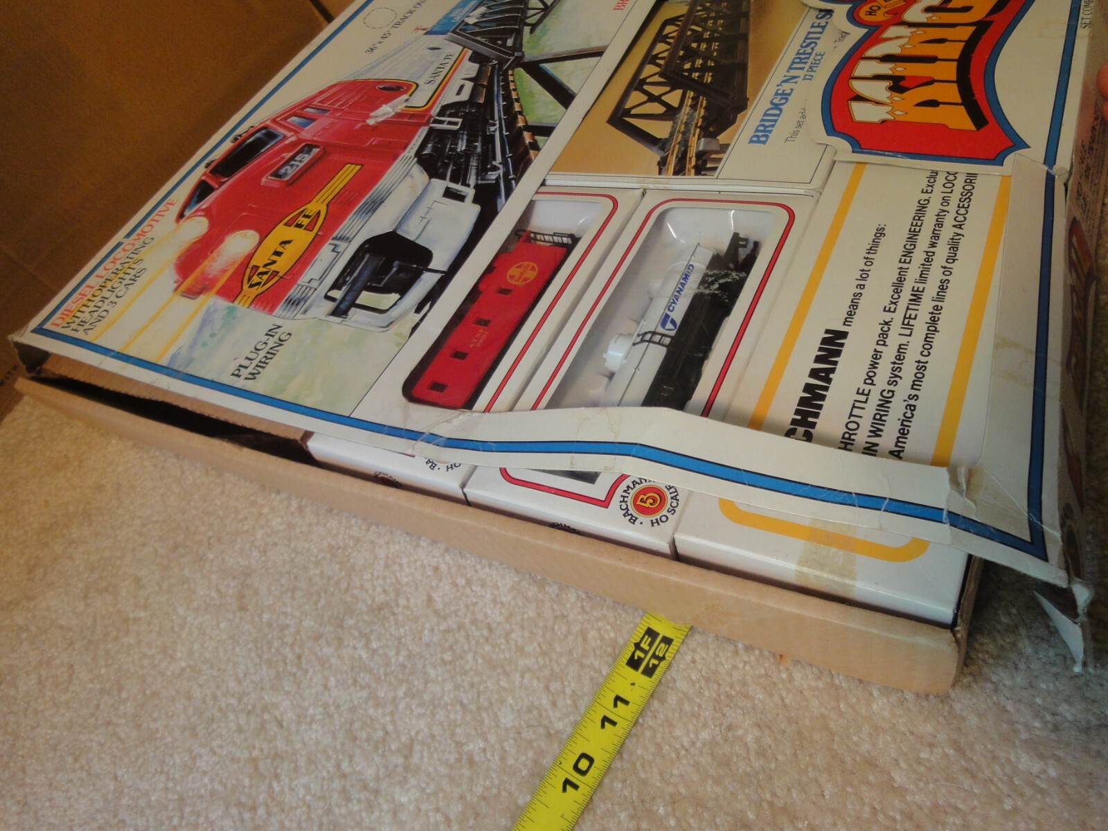 Rare! Vintage Bachmann, King of the Rail HO scale model train set. | eBay