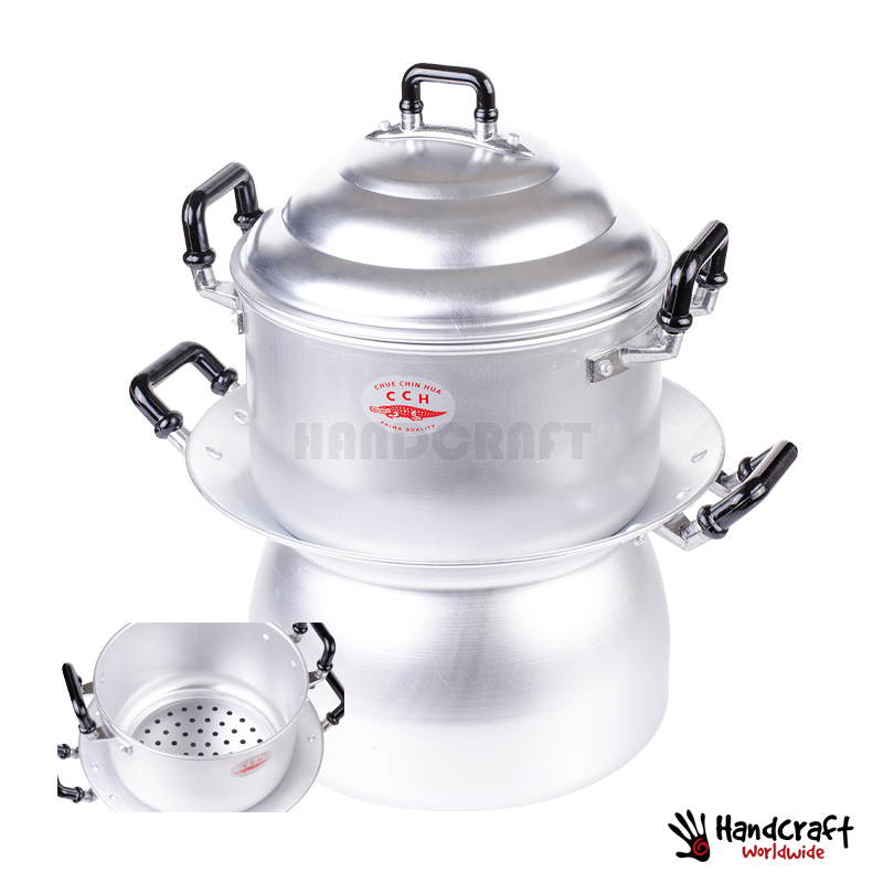 Thai Lao Sticky Rice Cooker Steamer BamBoo Basket Pot Glutinous Mango ...