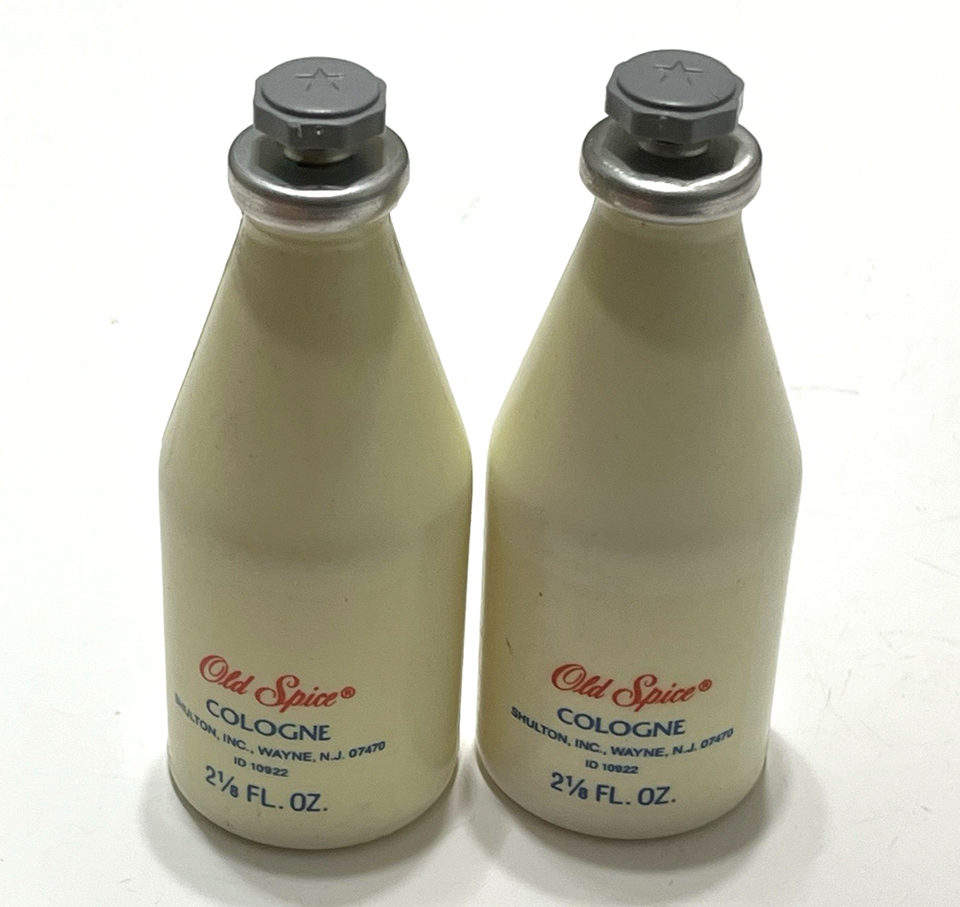 Vintage 2 OLD SPICE Cologne Salesman Samples RARE Gray Star Top SHULTON ...