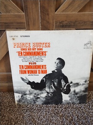 Prince Buster Lp Sings His Hit Song Ten Commandments On Rca - SEALED | eBay