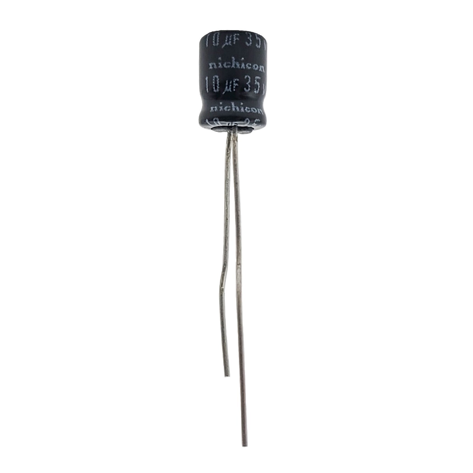 10pcs Nichicon 10uf 35v Miniature Radial Electrolytic Capacitors 5.2mm ...