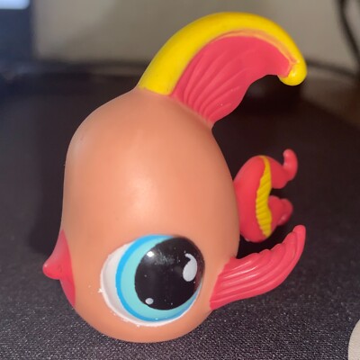 LPS Littlest Pet Shop Light Pink Angelfish #643 Ver 2 - Authentic ...