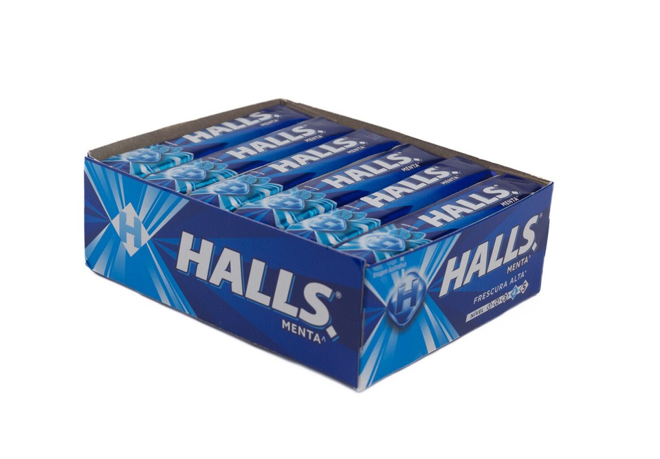 Halls Black Extra Strong Menthol Halls Negras Mexicanas 12 Pc Net 11oz ...