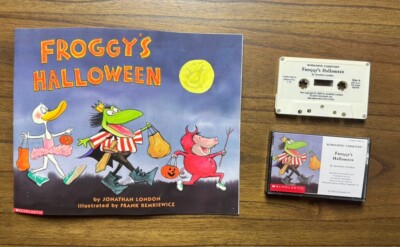 Scholastic Froggy’s Halloween Book And Cassette Tape 1999 By Jonathan ...