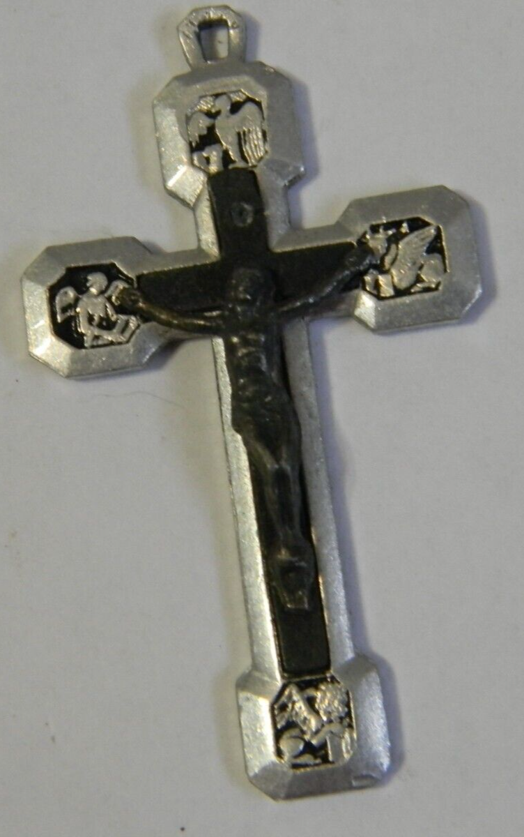 No INRI ebony wood Via Crucis stations way of the rosary crucifix Roma ...