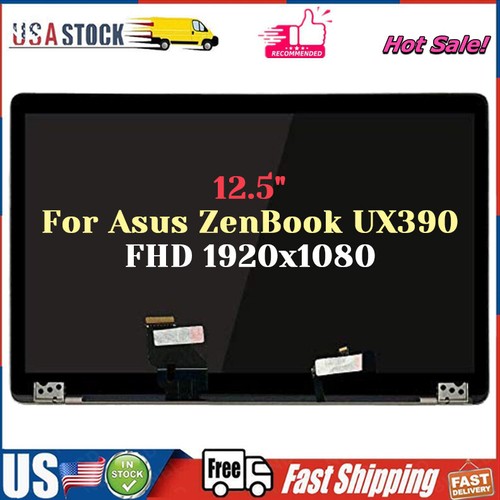 12.5" For Asus ZenBook UX390 UX390U LED LCD Screen Replacement FHD 1920 ...
