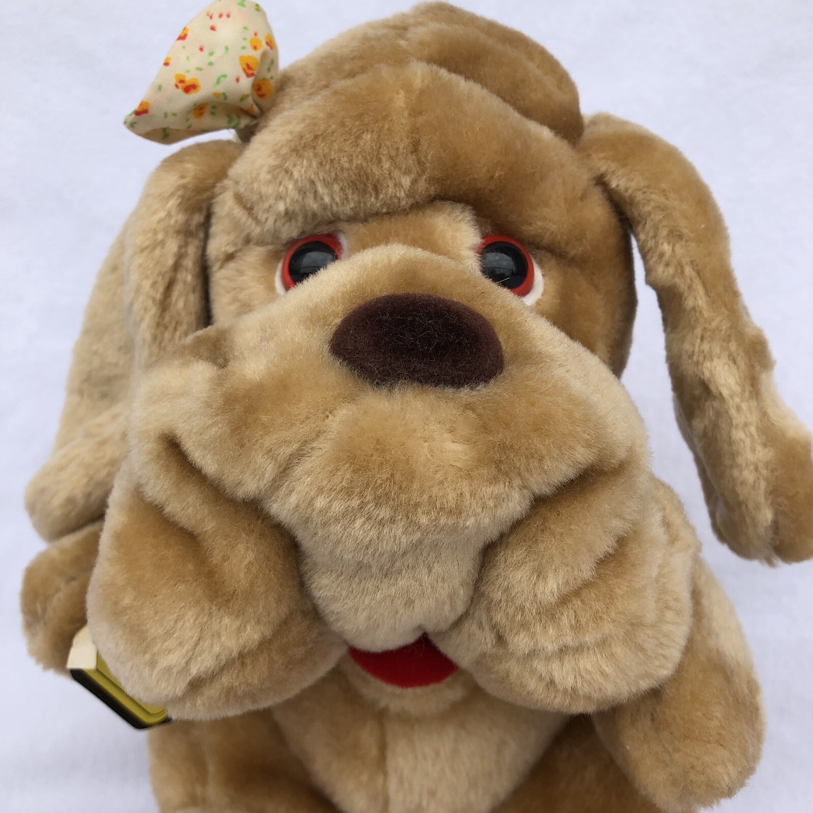 Vintage Raffles the Pup Dog 1985 Madison Ltd Brown Stuffed Puppy Dog 8 ...