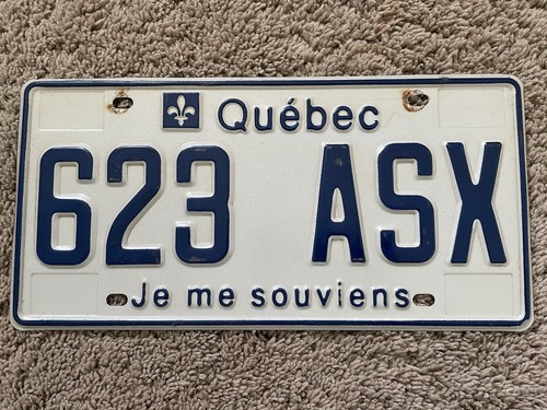 Quebec Canada 🇨🇦 Authentic License Plate | eBay