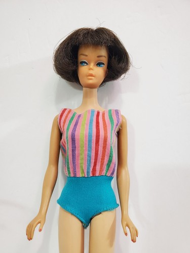 1960's VINTAGE AMERICAN GIRL BARBIE DOLL BRUNETTE | eBay