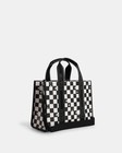 NWT Coach Smith Tote With Checkerboard Print CR101 Silver/Black/Chalk ...