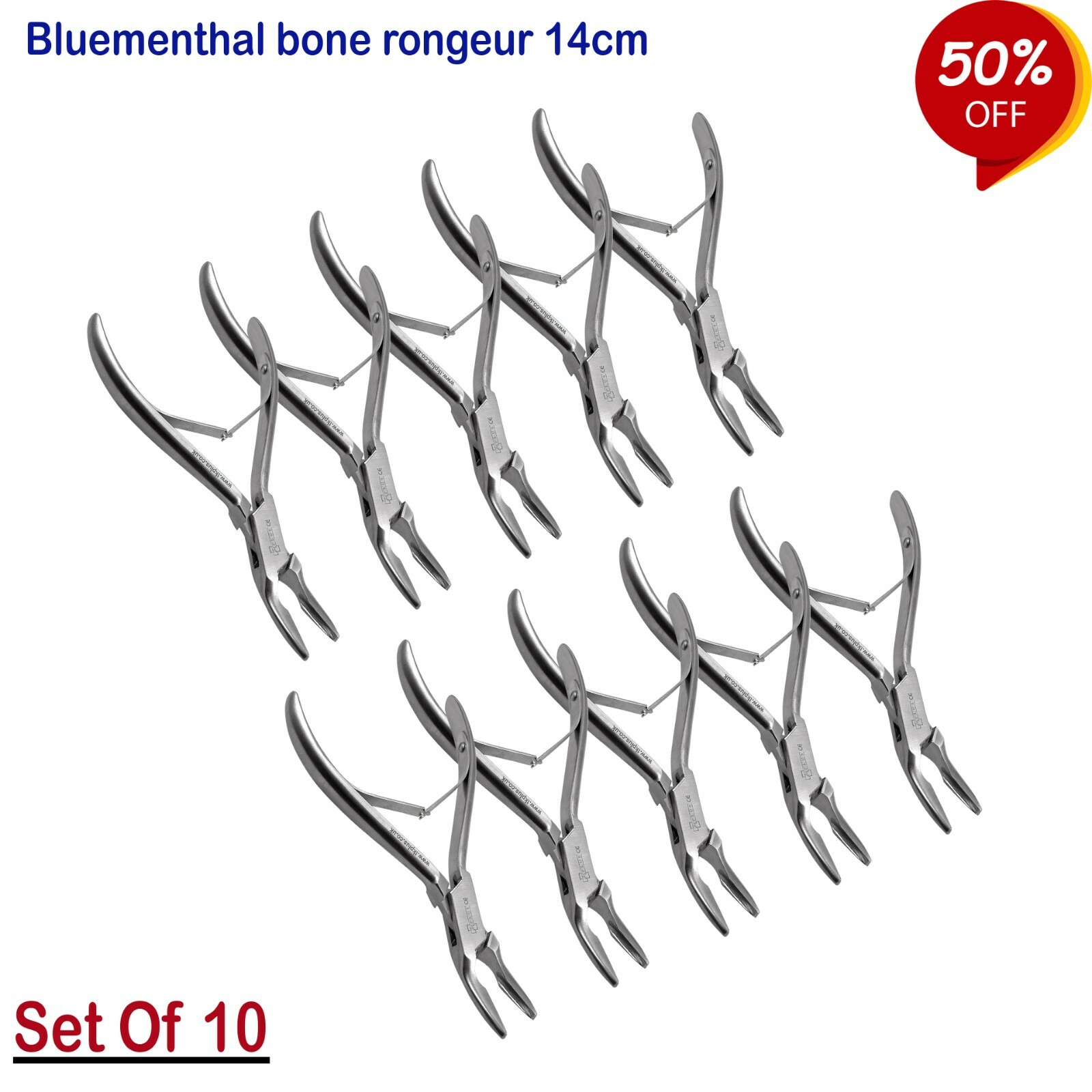 Dental Bone Rongeurs Cleveland Tissue Trimming Orthopedic Forceps 10 ...