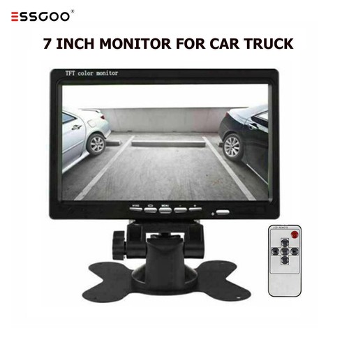 9v-35v 7" TFT LCD Rear View Monitor Screen For Car Reversing Camera for ...