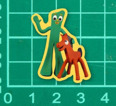 Gumby Sticker Decal retro cartoons | eBay