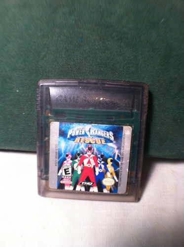 Gameboy Color Game "Power Rangers Rescue" | eBay