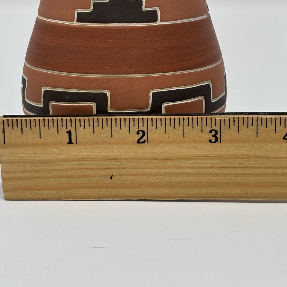 Handmade Mexican Art Pottery Aztec Southwest Native Decor Unsigned ...