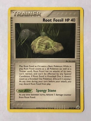Pokemon Card - Root Fossil HP 40 - 80/92 - US / English - M/NM | eBay UK